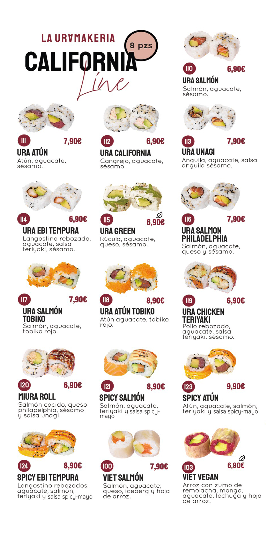 La Uramakeria Sushi - Sushi a domicilio,Comida para llevar,Sushi en ...
